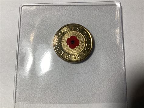 2012 2 Red Poppy Uncirculated Ex Chubb Roll Ensleigh Coins