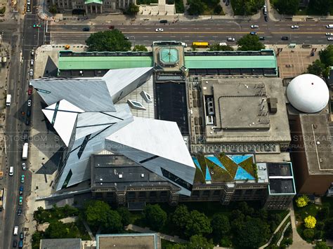 Aerial Photo Royal Ontario Museum Toronto