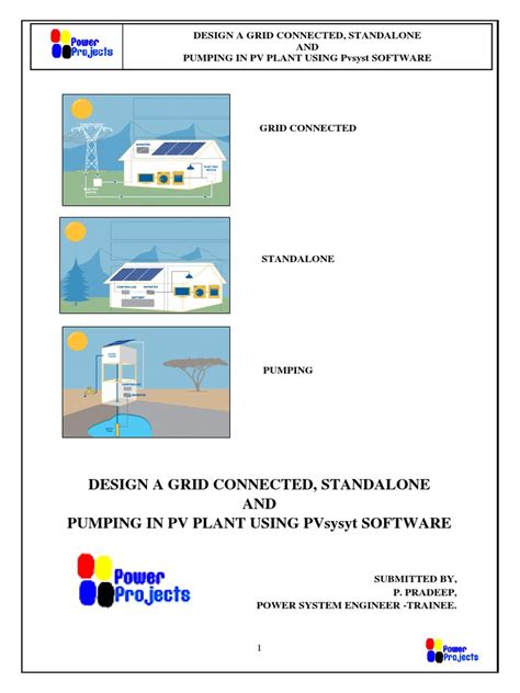 Pv Based Grid Connected Standalone And Pumping System Download Free Pdf Photovoltaic System