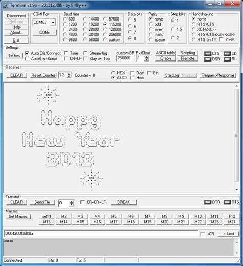 Seri Port Com Terminal Emülasyon Programı Elektronik Devreler Projeler
