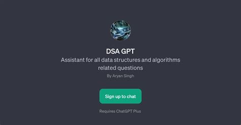 DSA GPT AI Tool For Algorithm Assistance