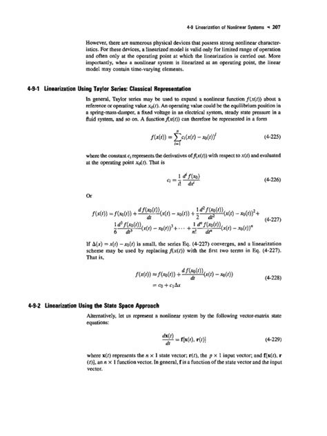Linearization Automatic Control Systems Farid Golnaraghi Benjamin C Kuo Pdf Nonlinear System
