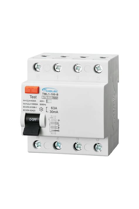 Type B Rccb Rcd 4 Pole Miniature Ac Circuit Breakers Elcb Breakers Elcb Breaker And Rcd