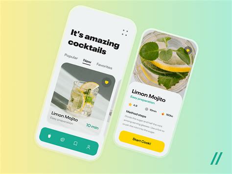 Cocktail Recipe App By Kristina Spiridonova For Purrweb Uiux Agency On