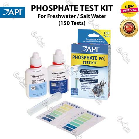API Phosphate Test Kit Tests For Freshwater And Saltwater Use Fmed Plnt Acc Waste