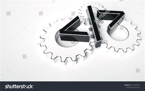 Software Development Symbol 3d Illustration Stock Illustration 1317935741 Shutterstock