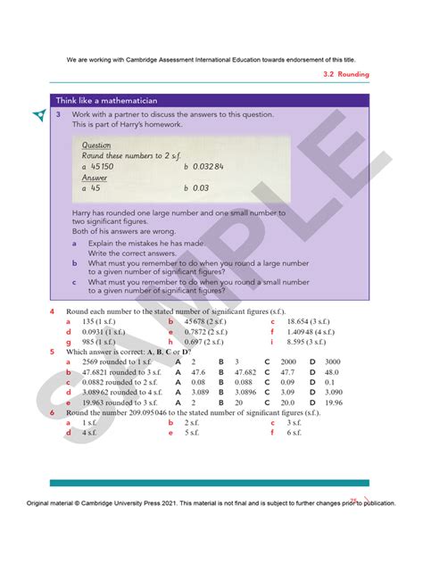 Significant Number Math Pdf Mathematics