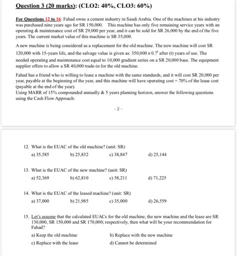 solved question 3 20 marks clo2 40 clo3 60 for