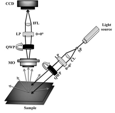 Schematic Diagram Of The Experimental Mueller Polarimeter Sp Spatial Download Scientific