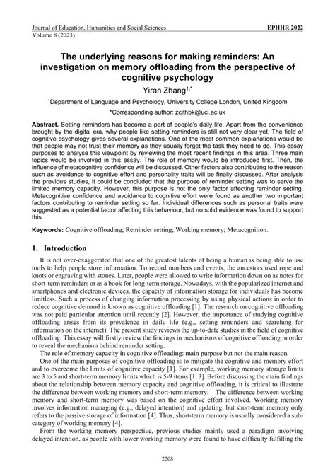 Pdf The Underlying Reasons For Making Reminders An Investigation On