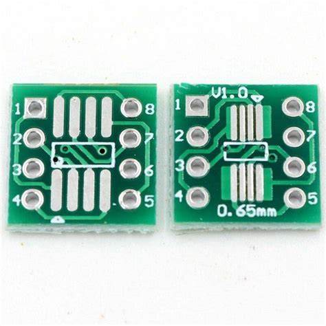 Sop8 Ssop8 Smd Breakout Board Leetechbd