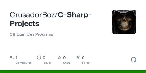 Github Crusadorbozc Sharp Projects C Examples Programs