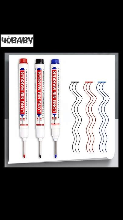 유성 마킹펜 목공용 타일용 작업용 롱 닙 마커 현장마킹 Youtube