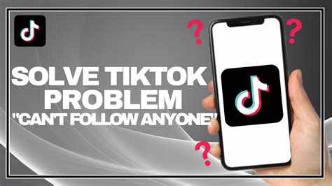 How To Solve Tiktok Problem Can T Follow Anyone Quick Easy YouTube