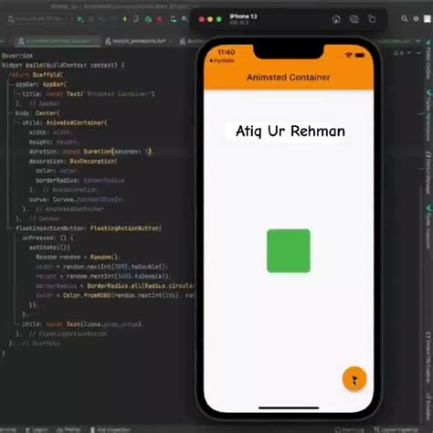 boost your flutter apps with animatedcontainer atiq ur rehman posted