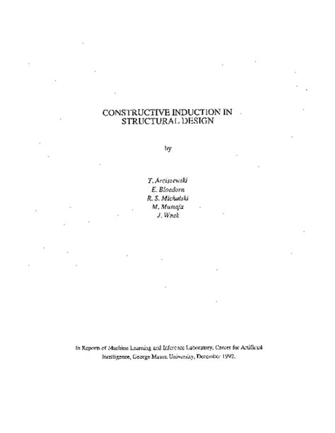 pdf constructive induction in structural design