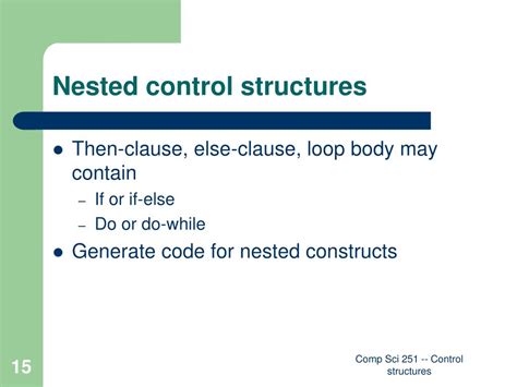 Ppt Ch 5 Control Structures Powerpoint Presentation Free Download Id3221246