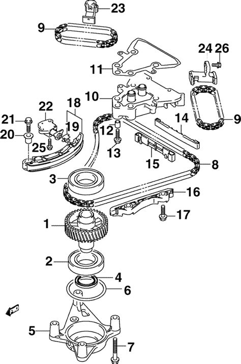 Evinrude Johnson 5034914 Guide Timing Chain No2 Nqueror The
