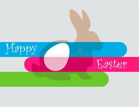 With A Bent Ear And Greeting Text Stock Illustration Illustration Of