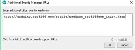 Come Aggiungere Gli Esp8266 Allide Di Arduino 9minutiit