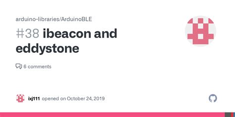 Ibeacon And Eddystone Issue 38 Arduino Libraries ArduinoBLE GitHub