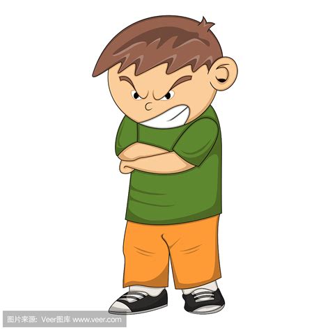 生气图片卡通 生气的卡通图片 随意云