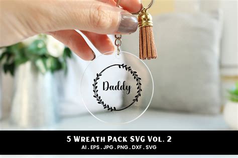Wreath Pack SVG Vol 2 5 Variations By Qidsign Project TheHungryJPEG
