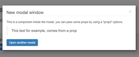 Multiple Modal Window Component For Vuejs 2 Vue Script
