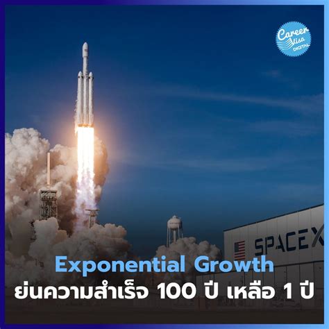 Exponential Growth ความสำเร็จในอดีต 100 ปีเกิดได้ในปีเดียว