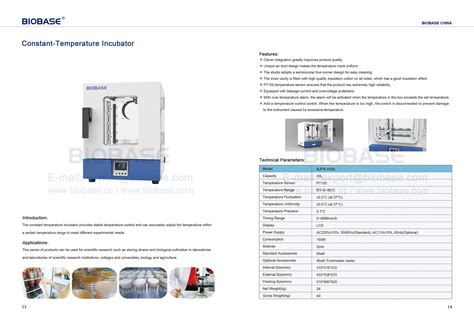 Constant Temperature Incubator Buy Biobase