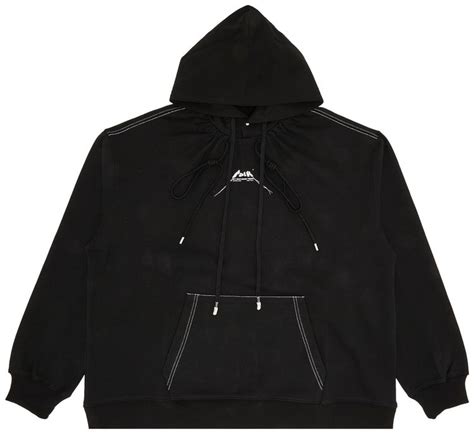 Achetez Des Ader Error Hoodie Black Bkafwhdo3bk Goat Fr
