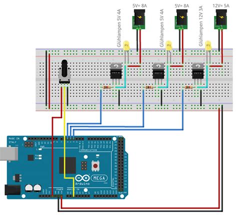 Lampen An Zwei Netzteilen Per PWM Mit Einem Mega Dimmen Deutsch Arduino Forum