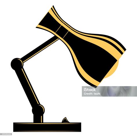 로컬 조명 휴대용 램프테이블 램프 둥근 힌지로 서라 집과 사무실 내부의 조명 램프 쉐이드 디자인 현대적인 세련된 인테리어 벡터