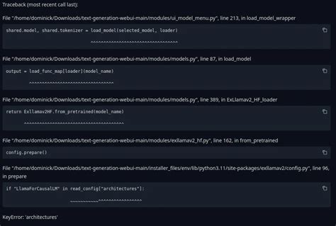 Python Errors When Trying To Load Model Theblokellama 2 7b Chat Ggml