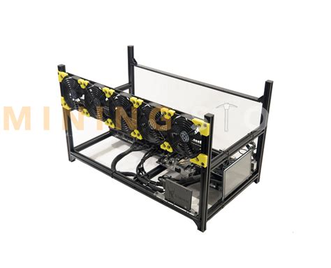 6 GPU Mining Rig Kit No GPUs Frame Only Mining Rigs Frames
