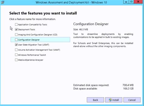 how to update windows adk 1809 on a sccm server
