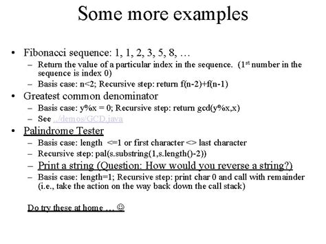 Recursion Definition A Method That Calls Itself Examples