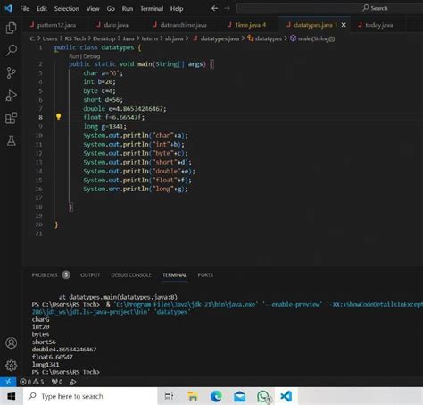 In Java Two Types Of Data Types One Is Primitive And Another Is Non Primitive Data Type