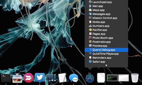 cambiare lo stile di visualizzazione degli stack nel dock di macos