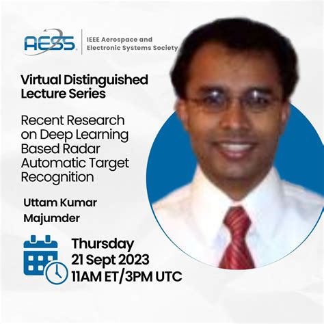 Register For Uttam Kumar Majumders Virtual Distinguished Lecture