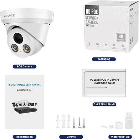 Vikviz 4mp Poe Ip Turret Camera User Manual Humanvehicle Detection