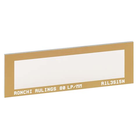 T R1l3s15n Ronchi Ruling Test Target 3 X 1 80 Lpmm Fosco Connect
