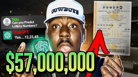 Train Chatgpt To Predict Winning Lottery Numbers Chatgpt To Make