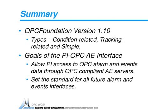 Ppt Opc At Osisoft Powerpoint Presentation Free Download Id 150161