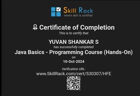 Yuvan Shankar S On Linkedin Java Sql Skillrack Learningjourney