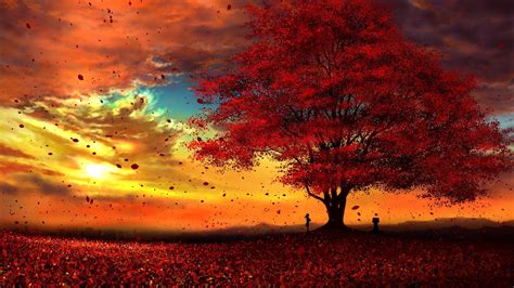 Anime Autumn Wallpapers 4k Hd Backgrounds On Wallpaperbat