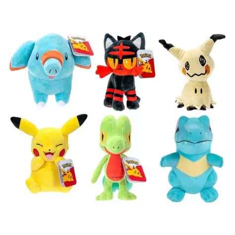 Pok Mon Plush Figures Version C Cm Assortment Eur Picclick It