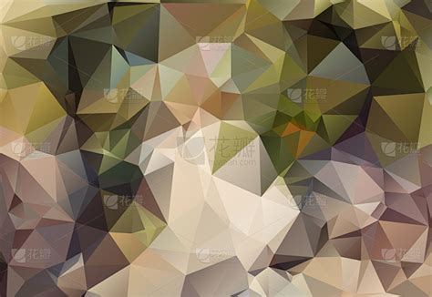 彩色多边形马赛克背景 彩色多边形马赛克背景