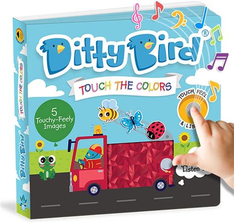 Ditty Bird Touch And Feel Colors Edition Musical Books Fun Montessori