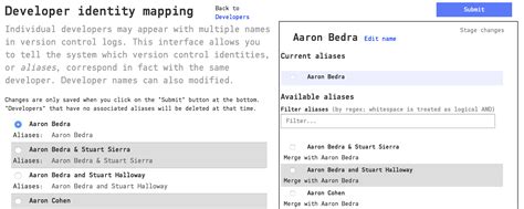 configure developers and teams — codescene 4 0 9 documentation